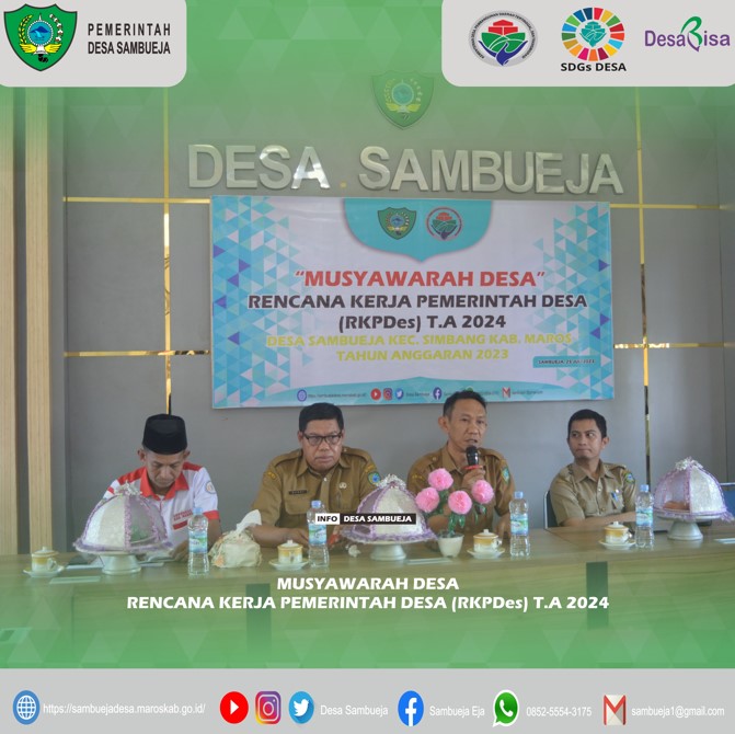 "MUSYAWARAH DESA RKPDes T.A 2024"