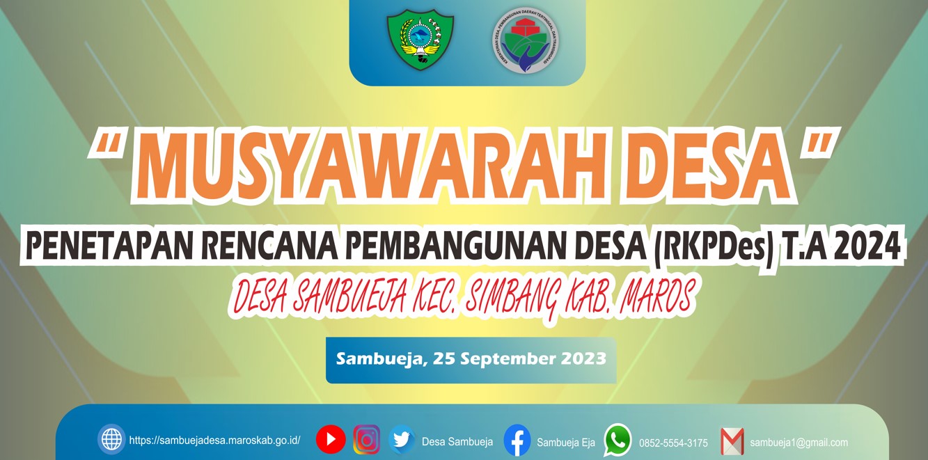 "MUSYAWARAH DESA"
